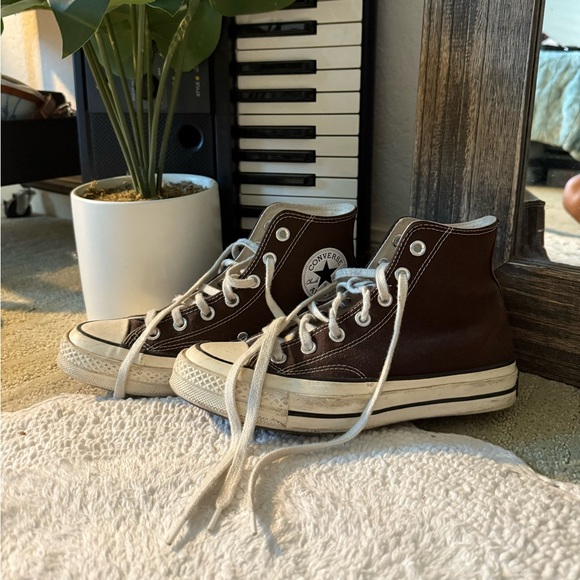 Converse | Shoes | Dark Brown Converse | Poshmark